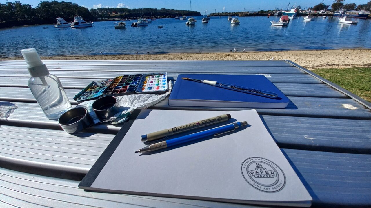 A Sketching Kit for Nature & Urban Sketchers ‣ Art Trails Tasmania