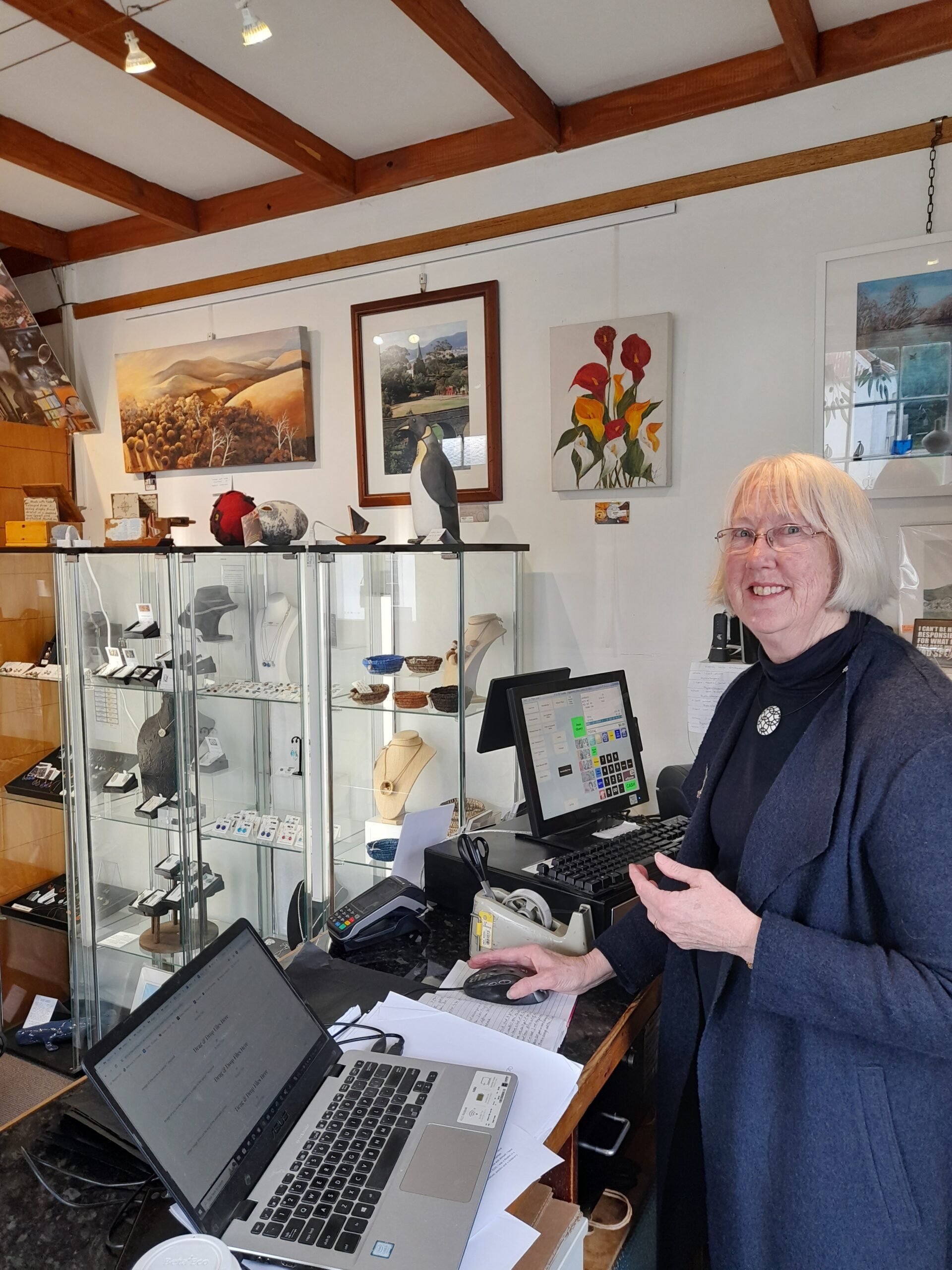 Friendly customer service at the Peppercorn Art Gallery Richmond ...